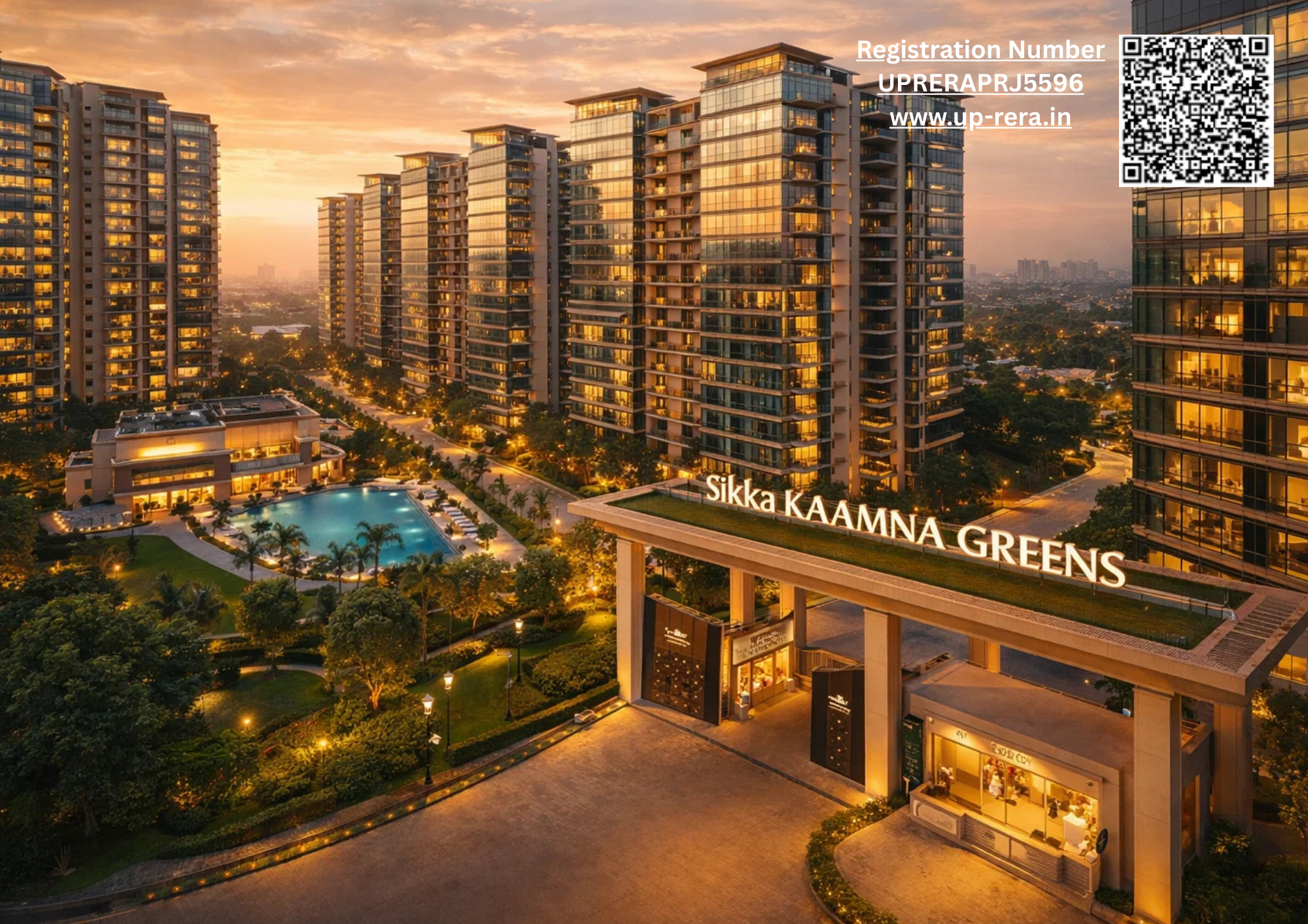 Sikka Kaamna Greens Sector 143 Noida | Ready to Move 1, 2, 3, 4 BHK ...